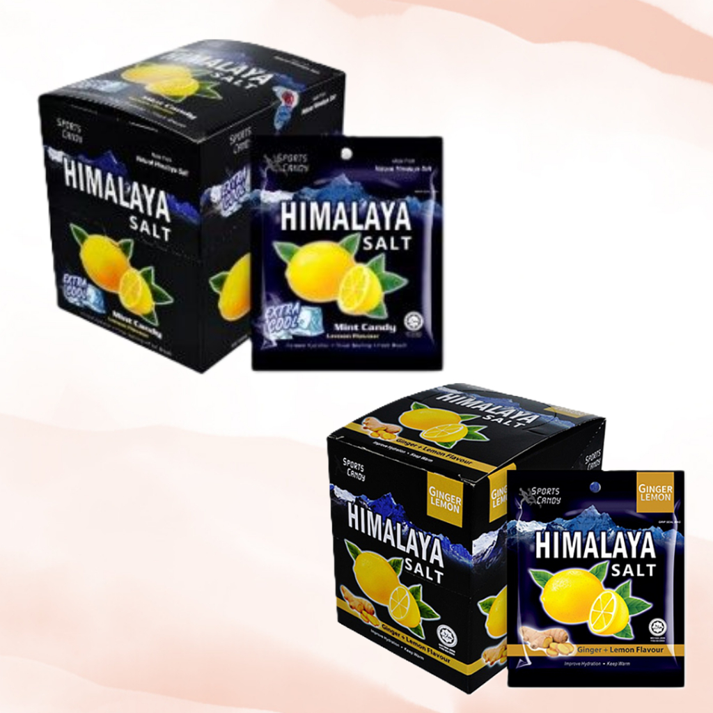 Himalaya Salt Sports Lemon Candy, Ginger Lemon Candy, 15g x 12packets ...