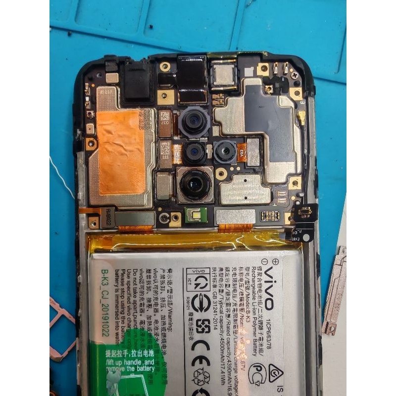 vivo s1 pro main motherboard 8+128GB second hand USED 100% Original ...