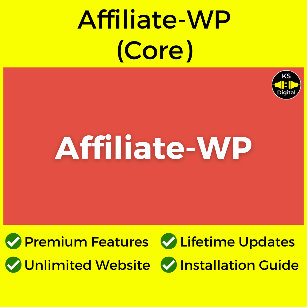 [Latest] Affiliate-WP Core (Free Updates + Premium Version) | Shopee ...