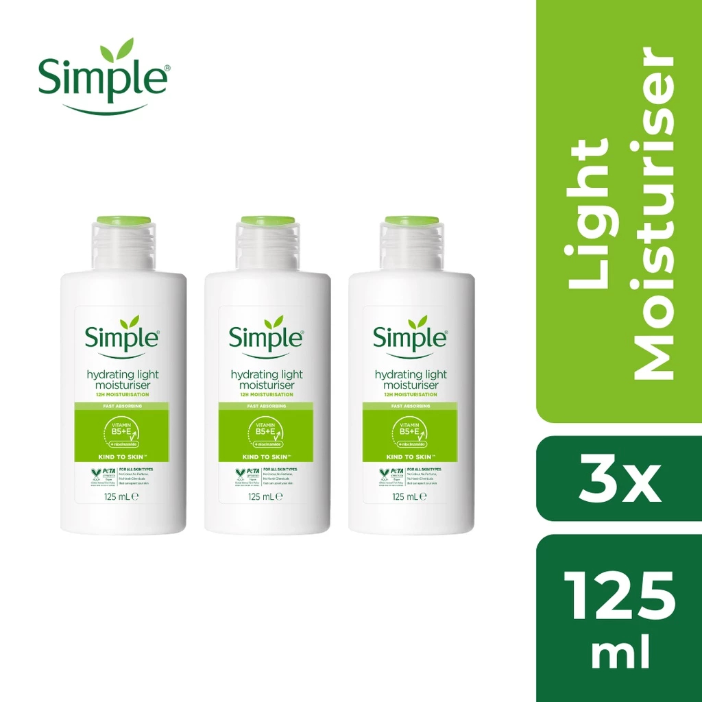 Simple Kind To Skin Hydrating Light Moisturizer For All Skin Types ...