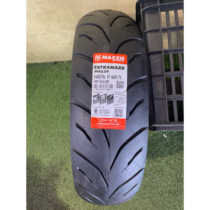 MAXXIS EXTRAMAXX M6234 140/70-17 2025 | Shopee Malaysia