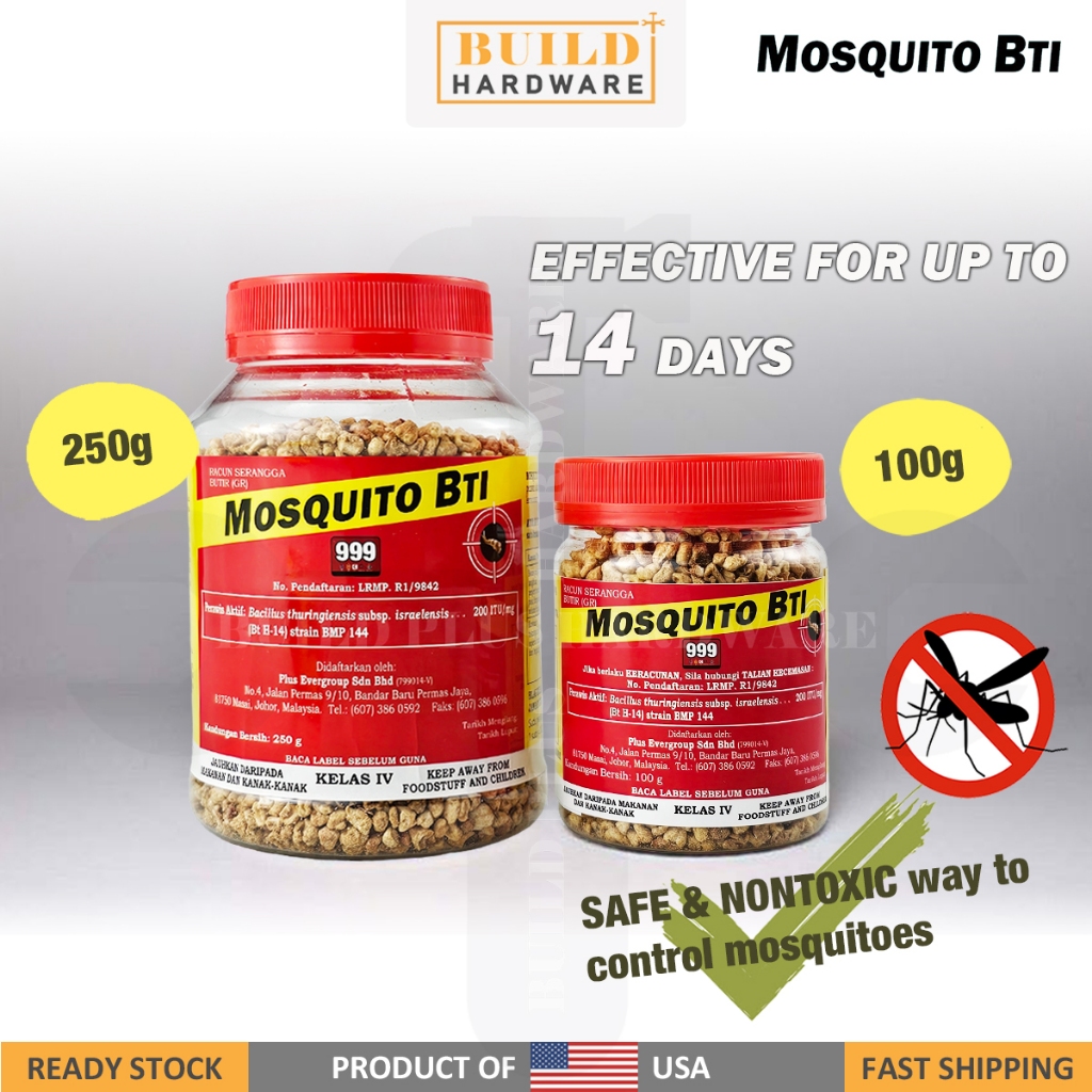 MOSQUITO BTI Safe & Non-toxic way to control mosquitoes 安全与无毒灭蚊配方 (100g ...