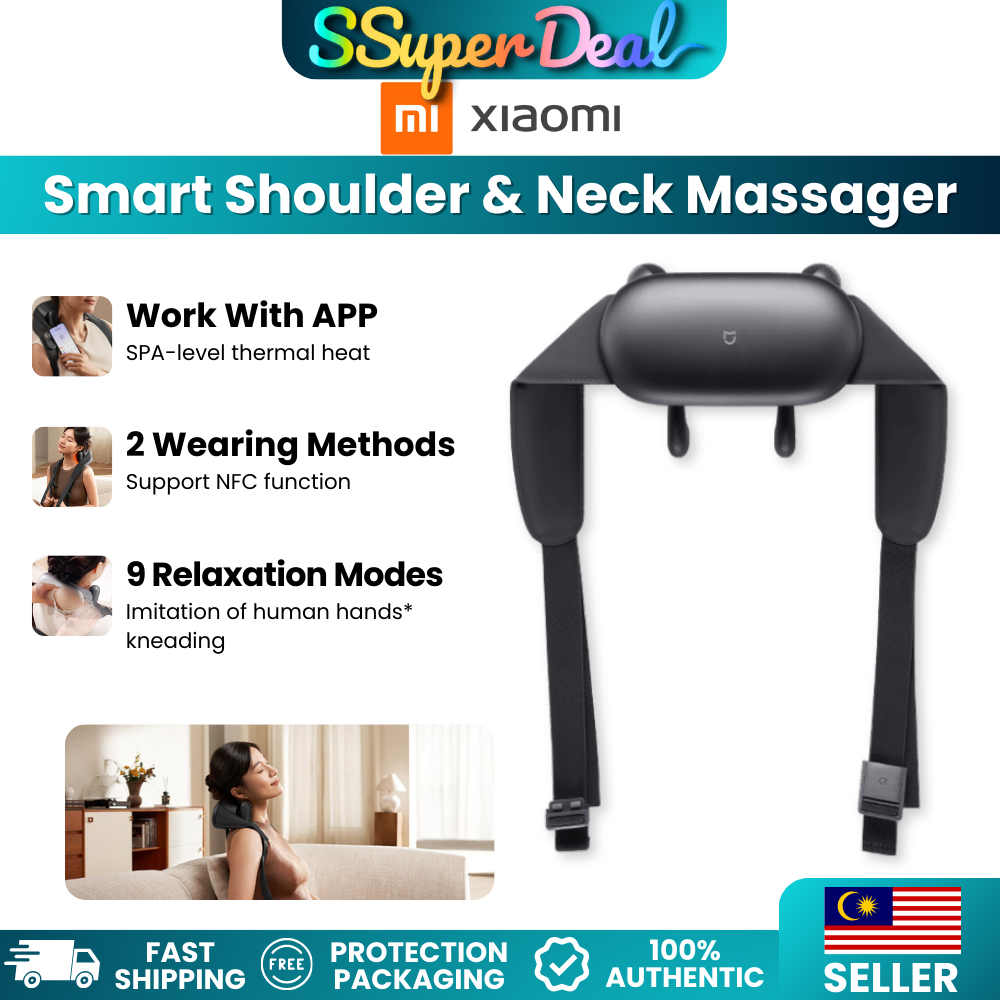 Xiaomi Mijia Smart Shoulder & Neck Massager SPA-level Thermal Heat Work ...