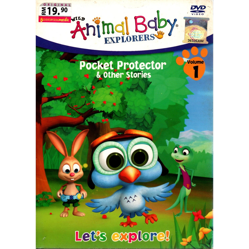 DVD Children Education Cartoon Wild Animal Baby Explorers Volume 1 / 2 ...