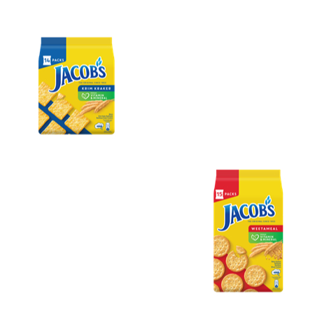 JACOB’S MULTIPACK CREAM CRACKER/WEETAMEAL 504G/418.5G | Shopee Malaysia