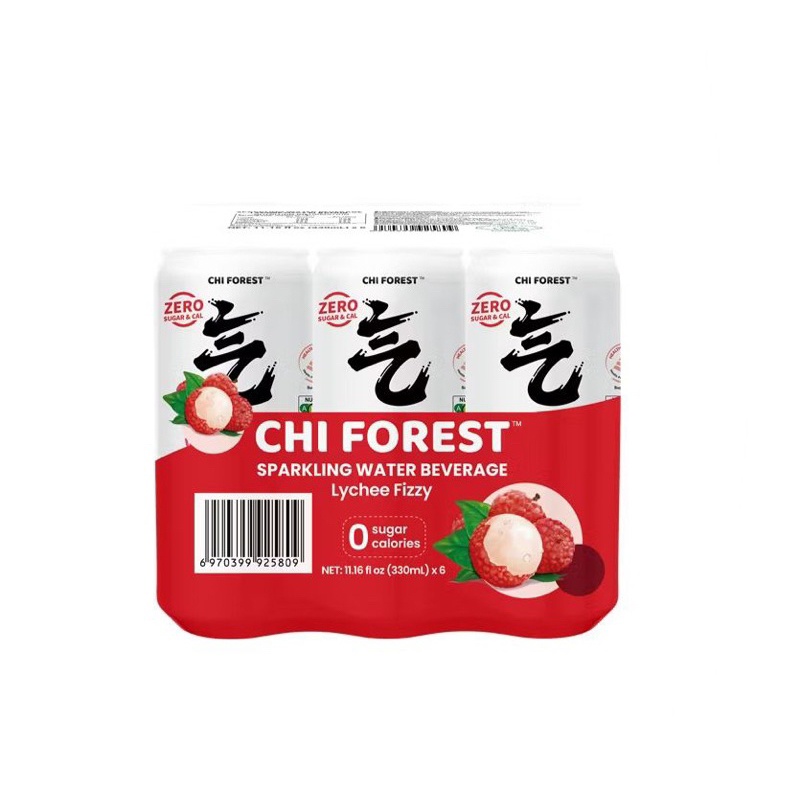 Chi Forest Sparkling Water Lychee Fizzy 330Ml | Shopee Malaysia