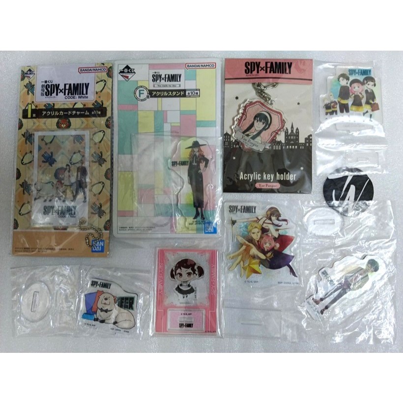 Official SPY x FAMILY Anya Loid Yor Bond Forger Merch Acrylic Stand ...
