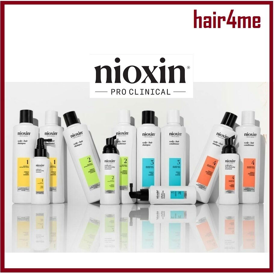 [NEW PACKING] Nioxin Cleanser System 1 2 3 4 Shampoo Scalp Therapy ...