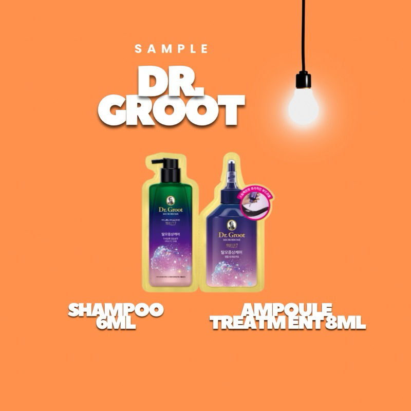 Dr Groot Microbiome Shampoo 6ml + Ampoule Treatment 8ml | Shopee Malaysia