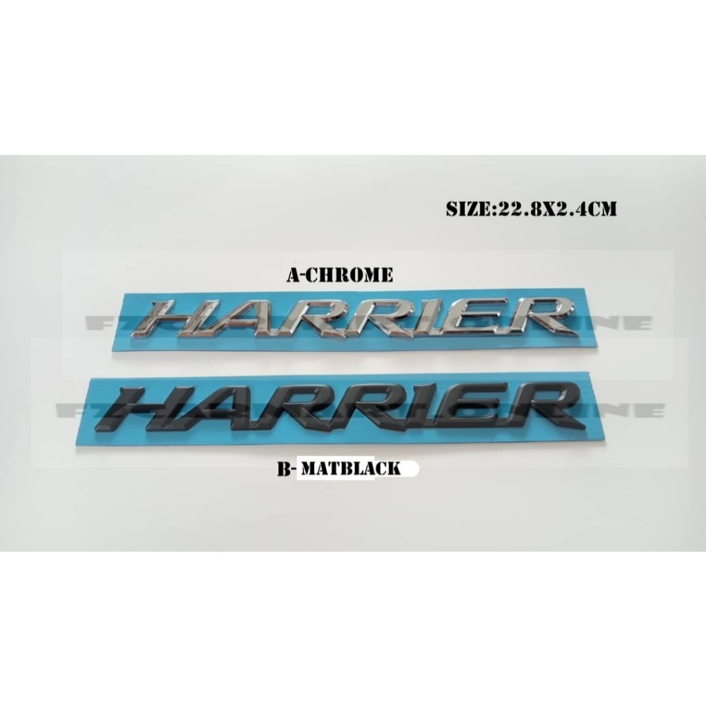 TOYOTA HARRIER EMBLEM LOGO - (ABS) | Shopee Malaysia