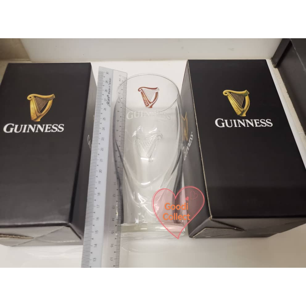 Guinness glass half pint 200ml or 1 pint 500ml vintage glasses limited ...