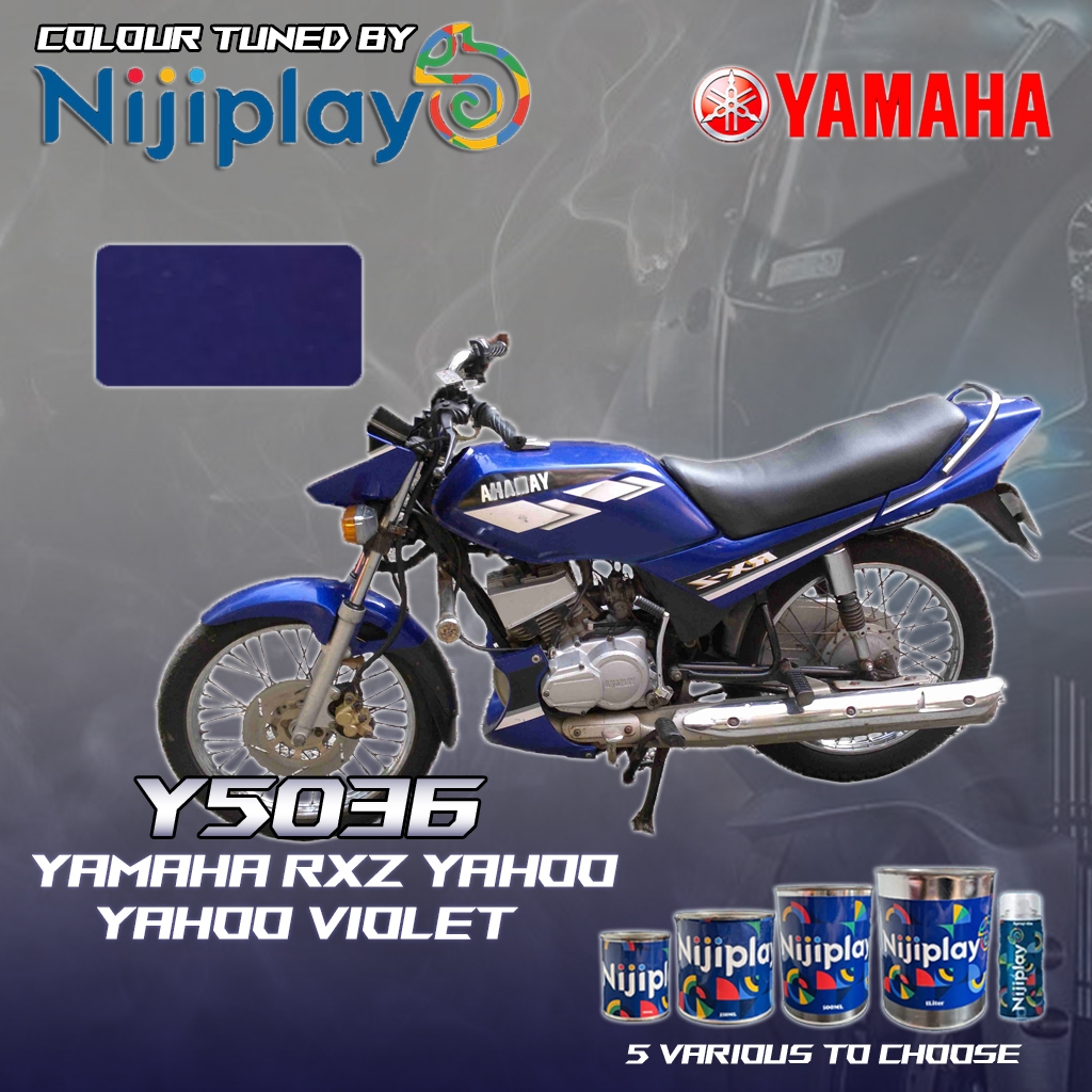 NIJIPLAY Y5036 YAHOO VIOLET YAMAHA RXZ YAHOO 2K MOTOR PAINT | Shopee Malaysia