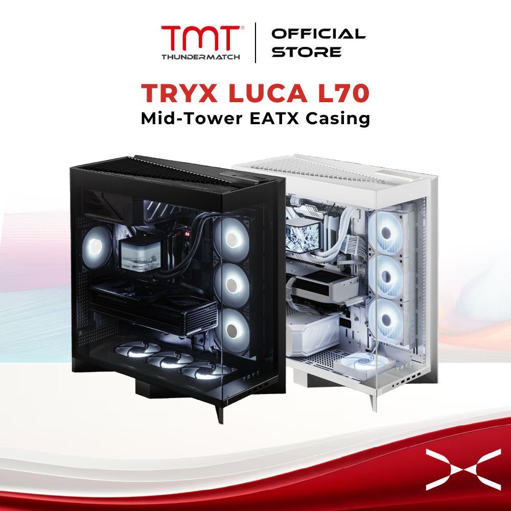 TMT TRYX LUCA L70 Mid-Tower EATX Casing | Shopee Malaysia