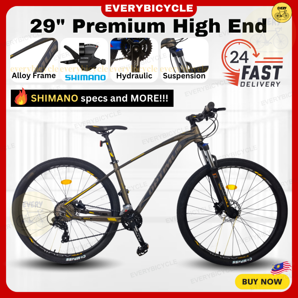 🔥29” SHIMANO Gear Mountain Bike OPTIMUS AQUILA MTB🚴‍♂️Hydraulic Brake ...