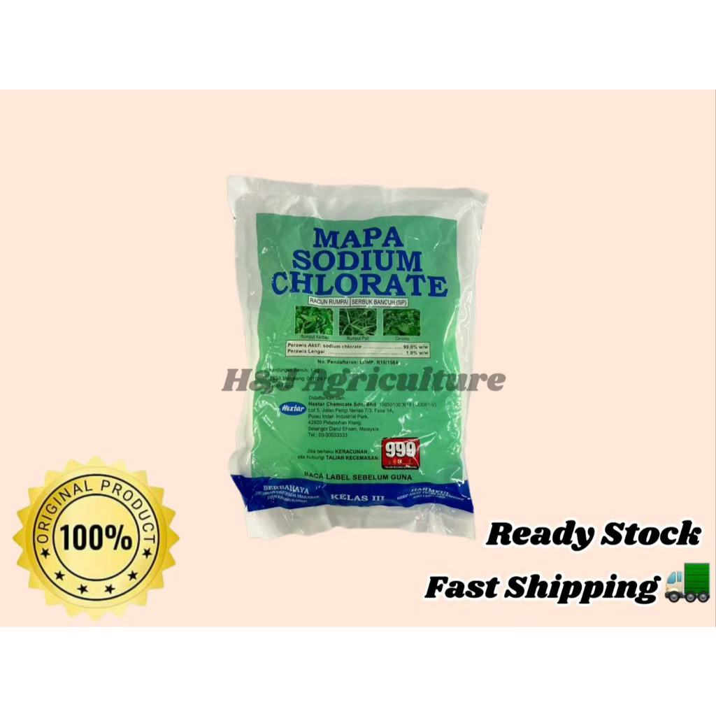 1KG MAPA Sodium Chlorate 99% Racun Rumput | Shopee Malaysia