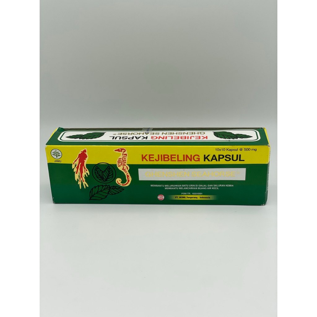 KEJIBELING GHENSEN SEAHORSE (1 KOTAK ISI 10PAPAN@10CAPSULES@500MG ...