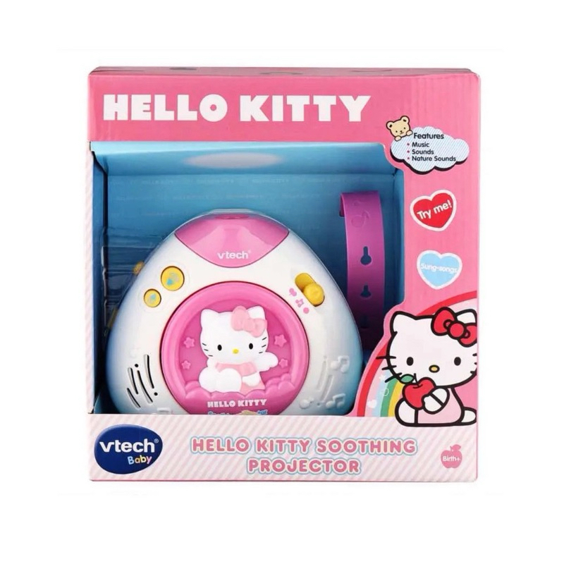 VTech Retro Vintage Baby Lullaby Hello Kitty Soothing Projector - Pink ...