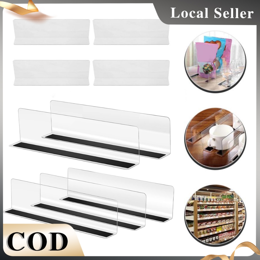 5pcs Product Shelf Separator Isolation Board 20/25/28/35×6/12cm Akrilik ...