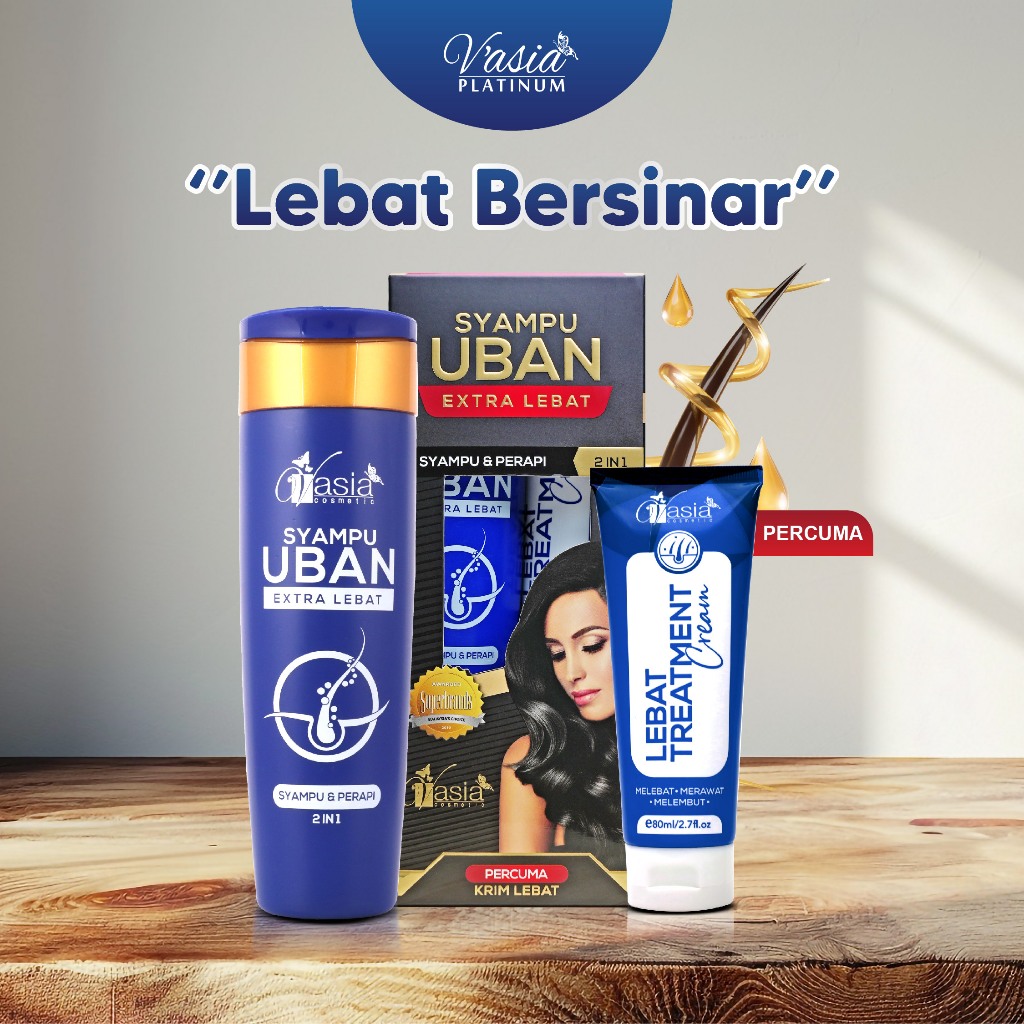 V'ASIA SYAMPU UBAN EXTRA LEBAT - Lebat Bersinar | Shopee Malaysia