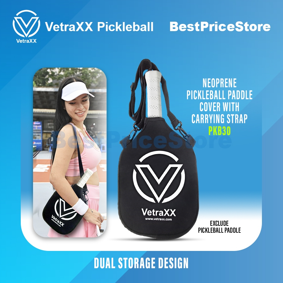 BPS VetraXX Pickleball Paddle Bag Casing Cover Neoprene Dual Storage ...