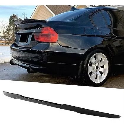 BMW 3 Series E90 Fit Rear M4 Style Spoiler Ducktail Gloss Black ...