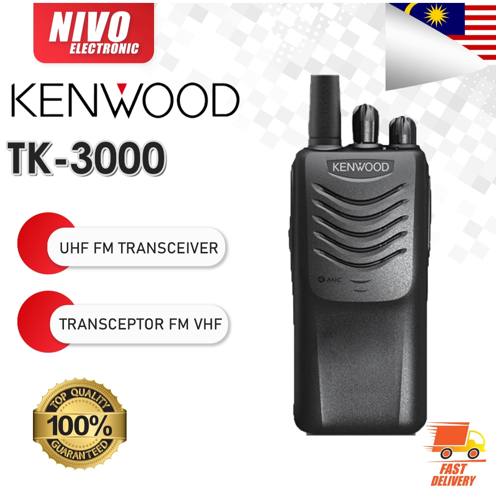 Kenwood TK-3000 Walkie Talkie Light Weight Powerful Quality Radio ...