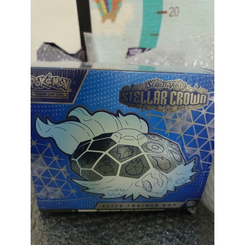 POKEMON TCG : STELLAR CROWN ETB (Empty BOX) | Shopee Malaysia