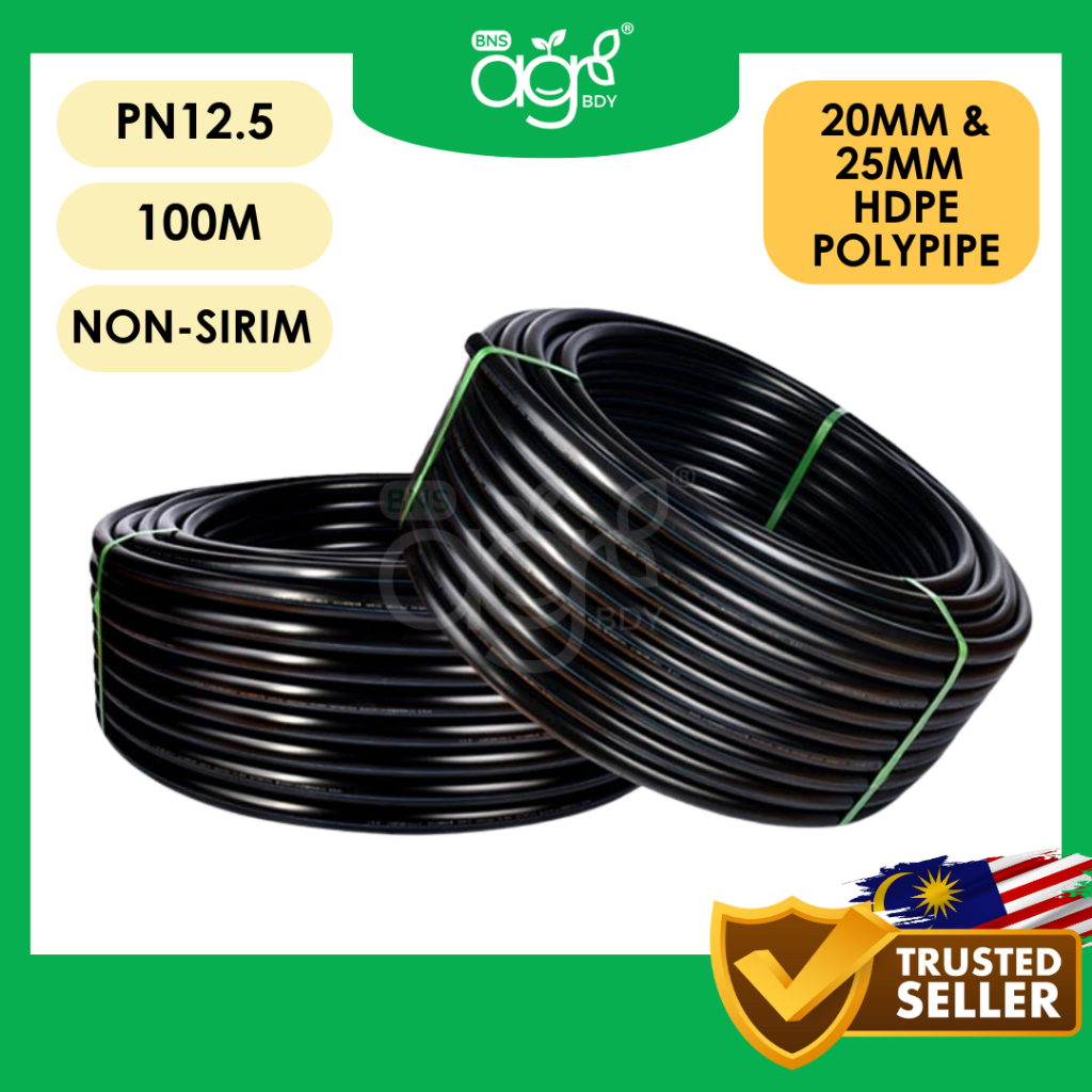 AgroBuddy 20/25mm HDPE Paip Pengairan Fertigasi | Irrigation Tubing ...