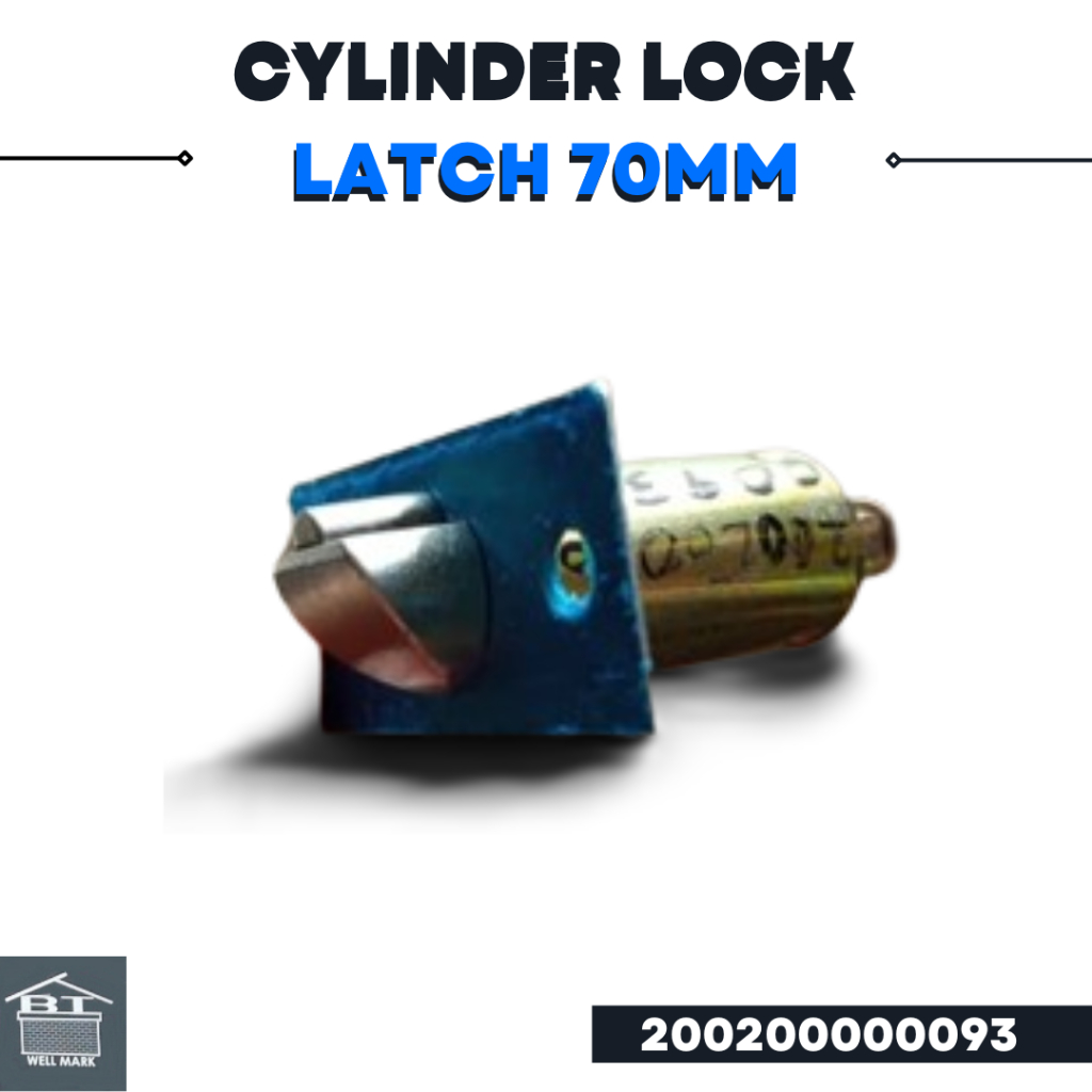 CYLINDER LOCK LATCH 70MM FOR DOOR HARDWARE AND LOCK | Shopee Malaysia