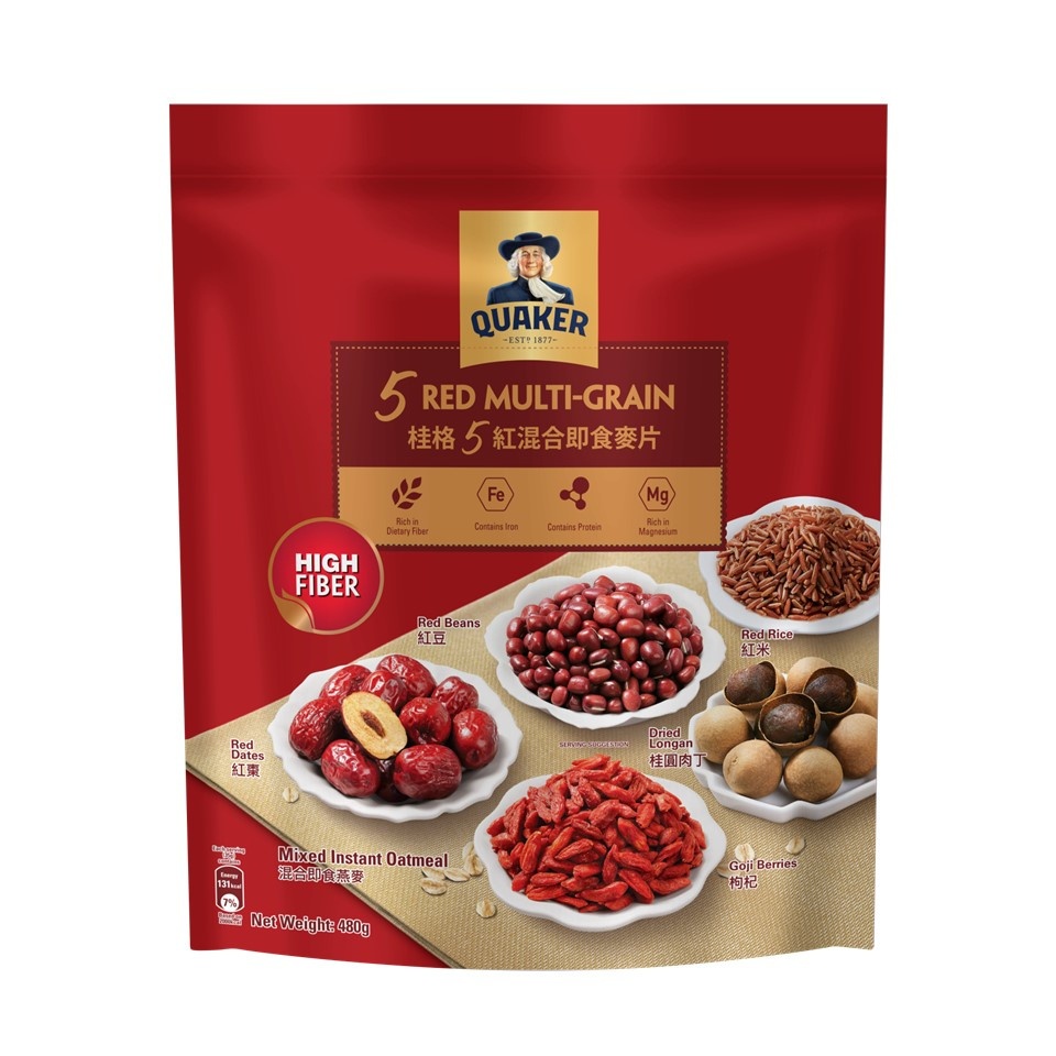 [GWP] QUAKER FIVE RED MULTI-GRAIN MIX OATS - 1 Sachet Only | Shopee ...