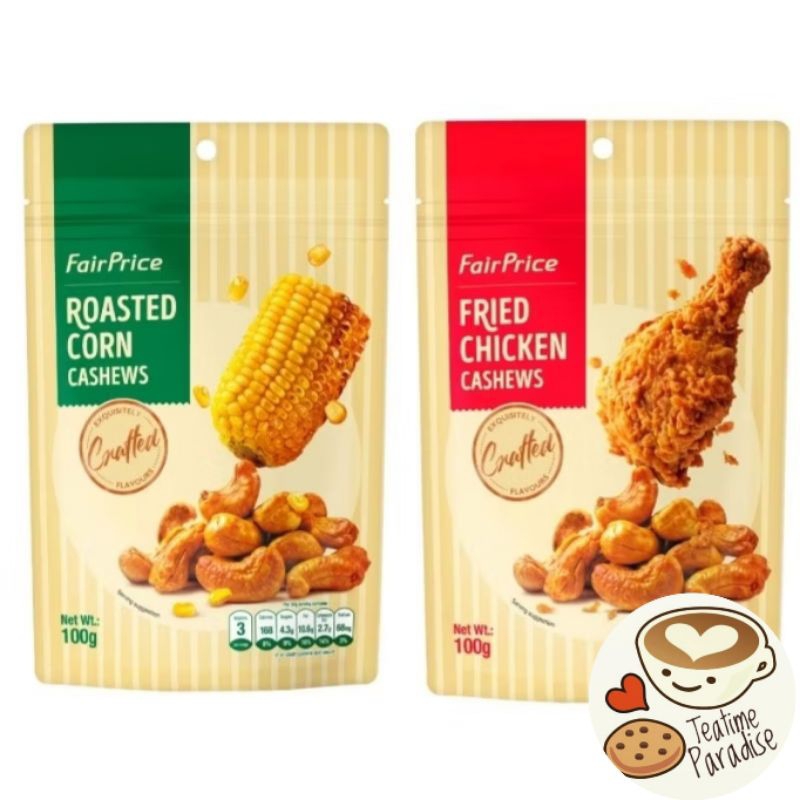 FairPrice Cashews Nut 100g (Roasted Corn/Fried Chicken/Honey Mustard ...