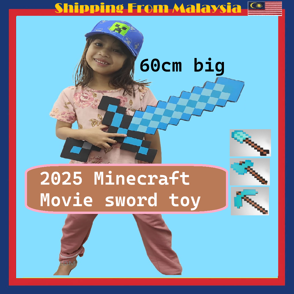 [FITRHINO] Minecraft Inflatable Sword Axe Toy Minecraft Game Children ...