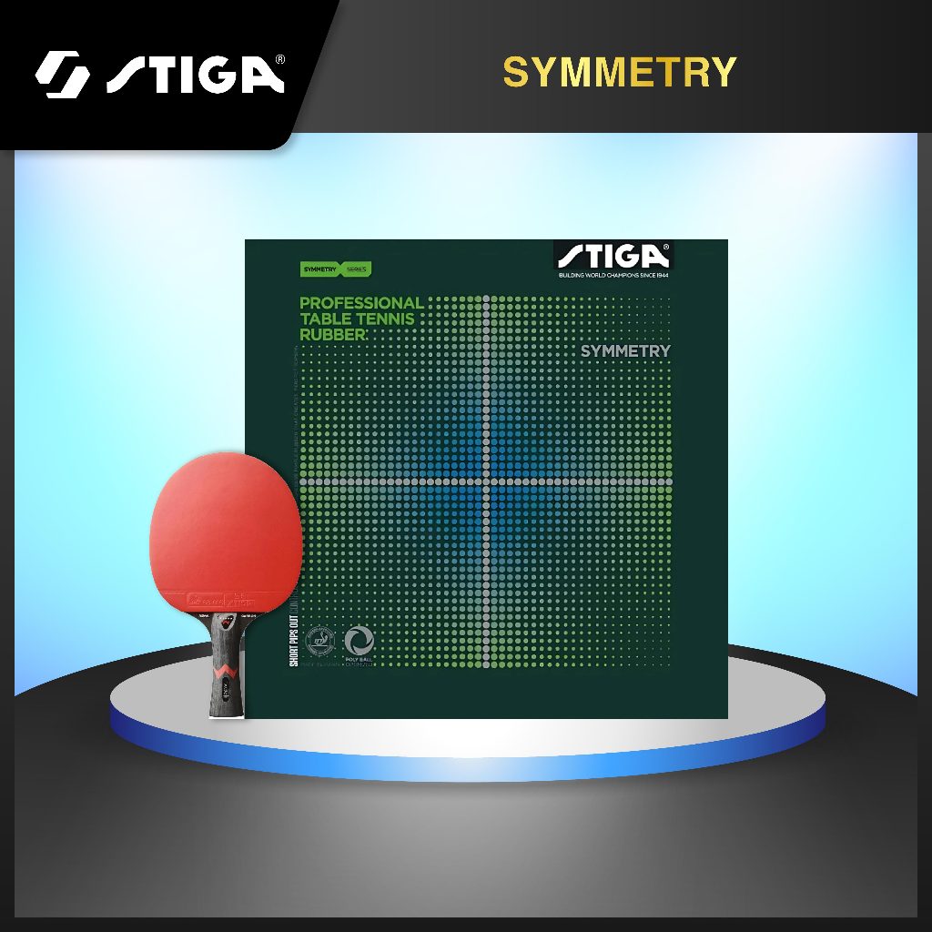 STIGA Symmetry Professional Table Tennis Short Pimples Rubber | Rubber ...