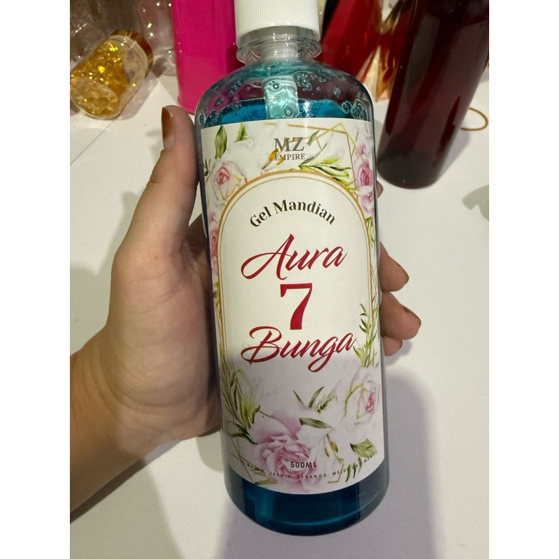 Gel Mandian Aura 7 Bunga Original HQ 500ml | Shopee Malaysia