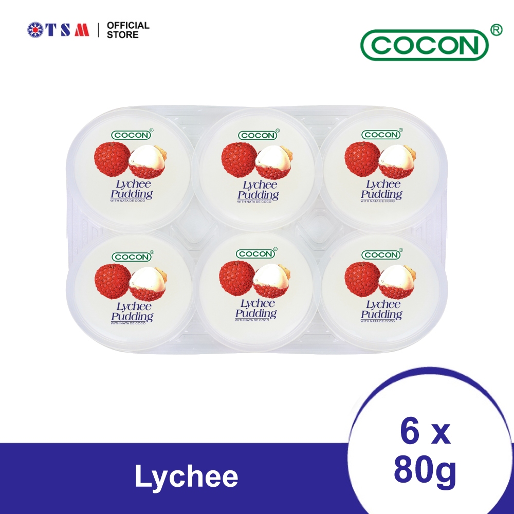 COCON NATA PUDDING - LYCHEE (80GX6) | Shopee Malaysia