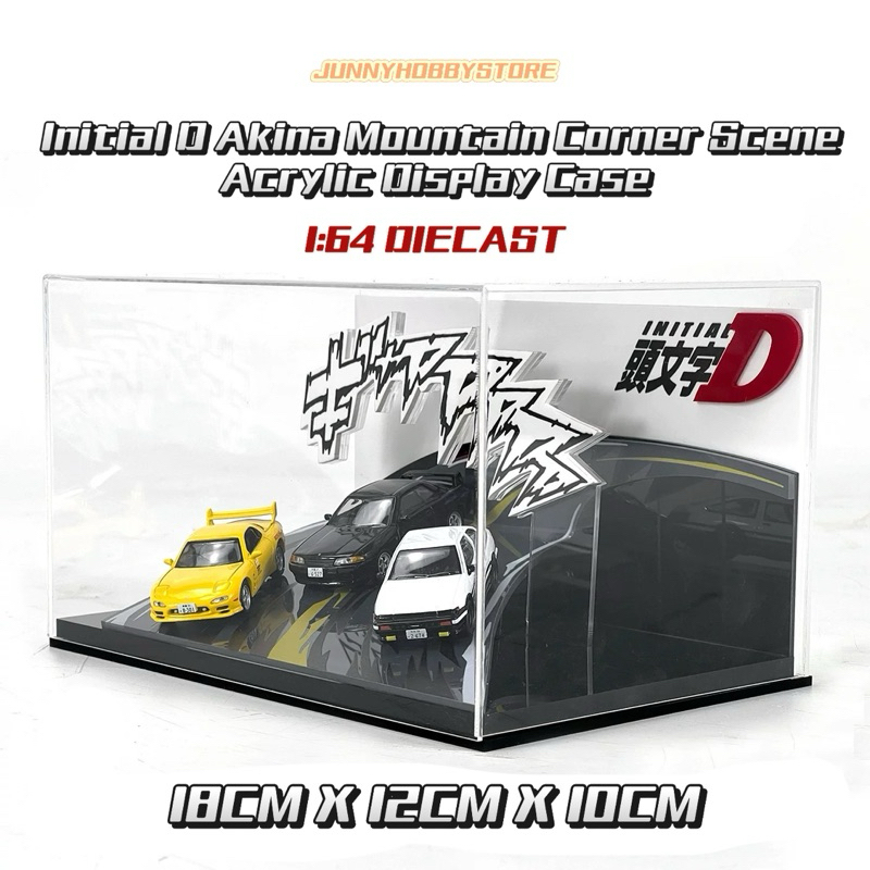 Initial D Akina Mountain Drift Corner Scene Acrylic Display Case ...