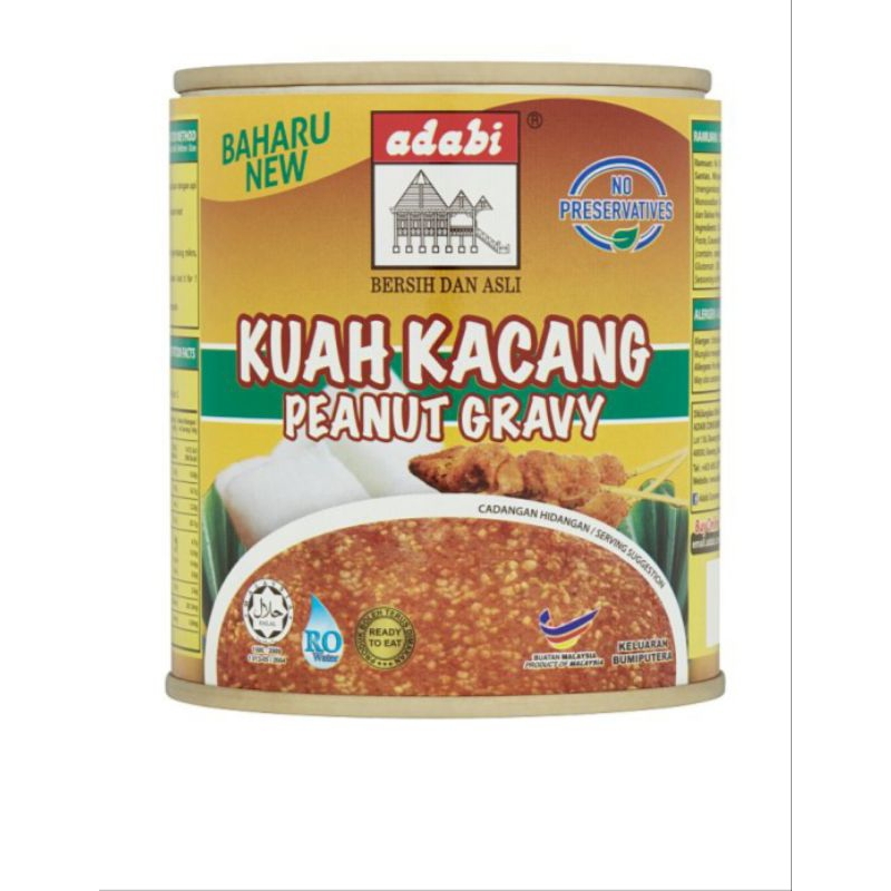 ADABI HAlal ☑️ Kuah Kacang Segera 280g | Shopee Malaysia