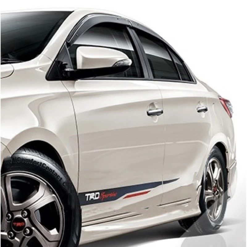 Toyota Vios Sticker TRD Sportivo GR Sport Car Side Body Lining Decal ...