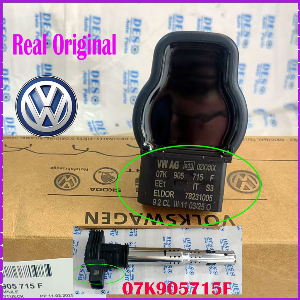 Original 07K905715F Ignition Coil Plug Coil For Volkswagen Jetta Golf ...