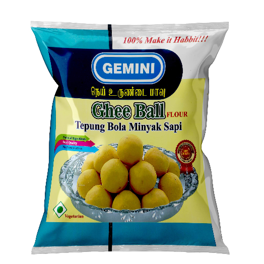 GEMINI GHEE BALL FLOUR / TEPUNG BOLA MINYAK SAPI 500GM | Shopee Malaysia
