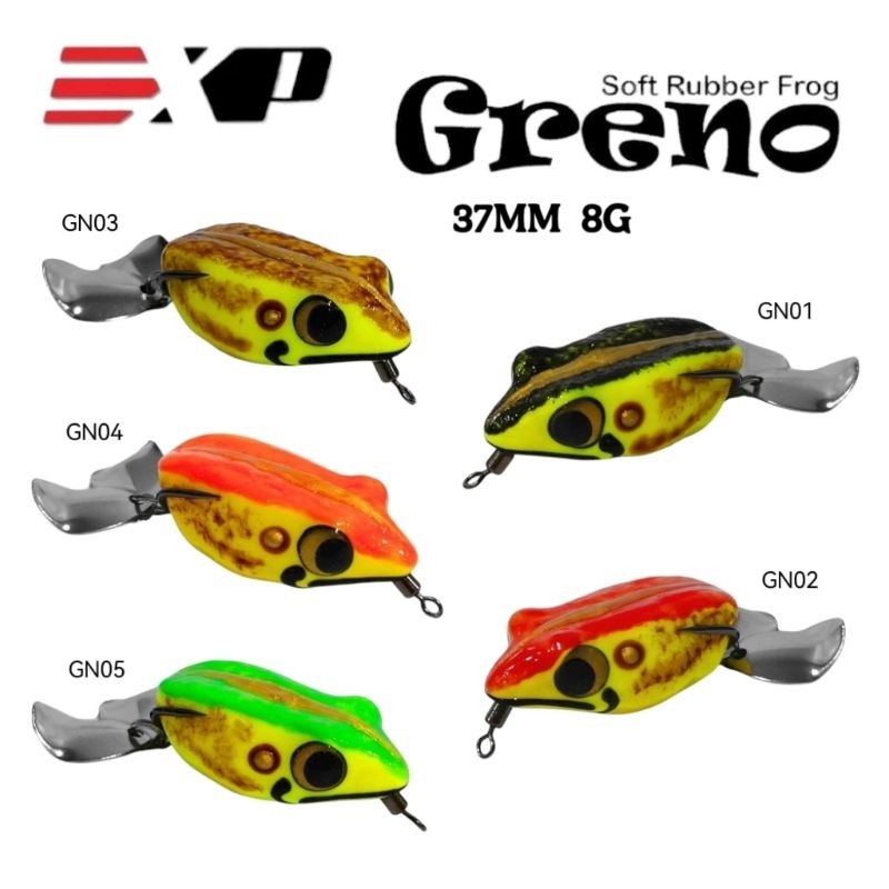 EXP GRENO RUBBER SOFT FROG 37MM/8G | Shopee Malaysia