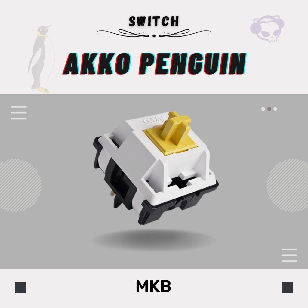 Akko Penguin Silent Tactile Switch For Mechanical Keyboards | Shopee ...