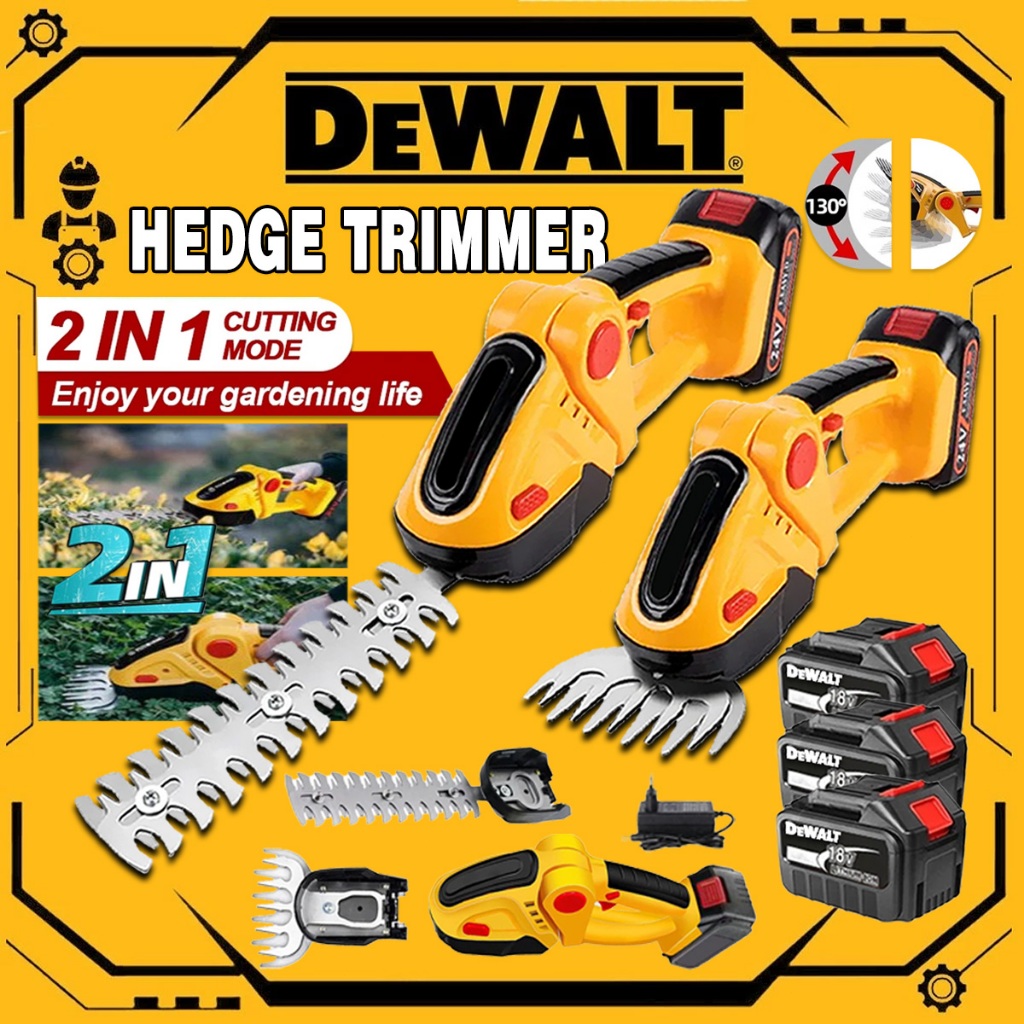 DEWALT Cordless 2-in-1 grass trimmer hedge trimmer Portable Grass ...