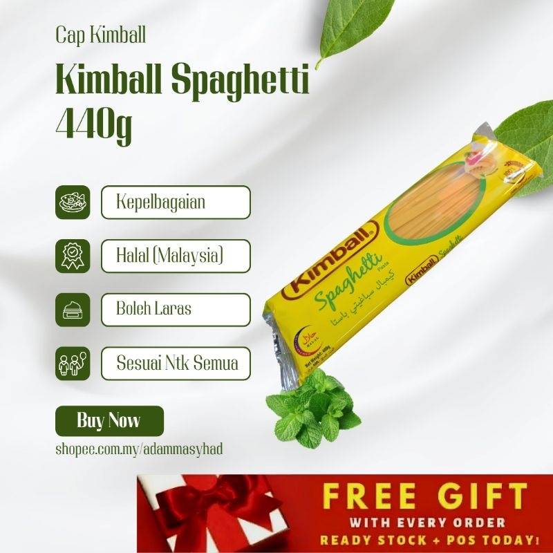 🔥PROMO🔥 KIMBALL SPAGHETTI 400 GRAM | Shopee Malaysia