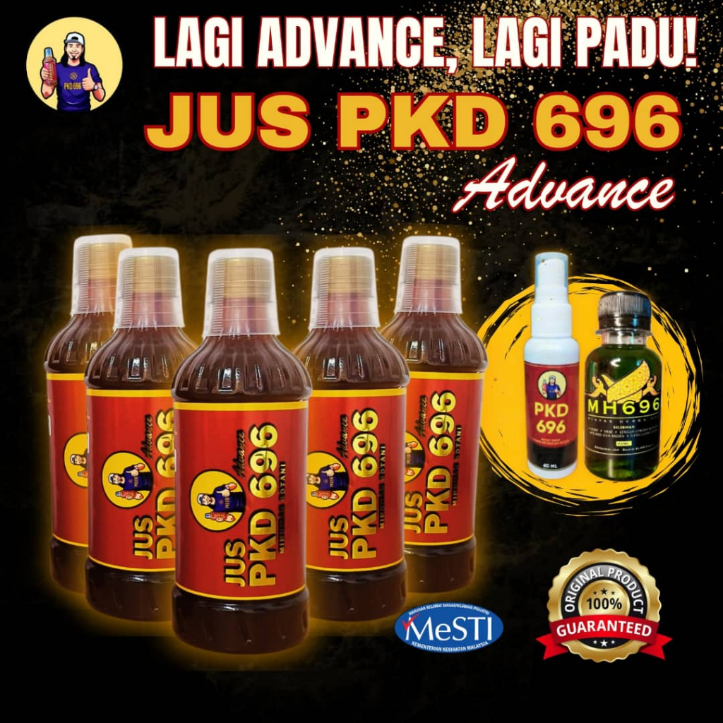 JUS PKD 696 ADVANCE 5 BOTOL DAPAT MINYAK ATAU SPRAY( PENAWAR KETOM DAN ...