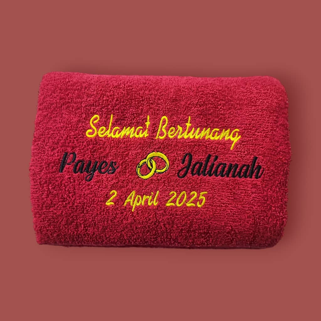 Tuala Sulam Dewasa Bajet Custom - Standard | Shopee Malaysia