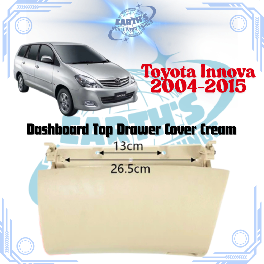 Toyota Innova 2004-2015 Model KUN40 Dashboard Top Drawer Storage Box ...