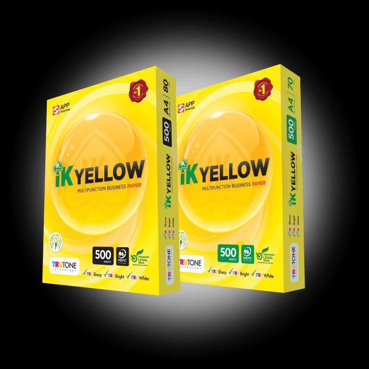 A4 Paper/Indah Kiat Paper/IK Yellow/A4 Kertas 70/80gsm/Copier Paper ...