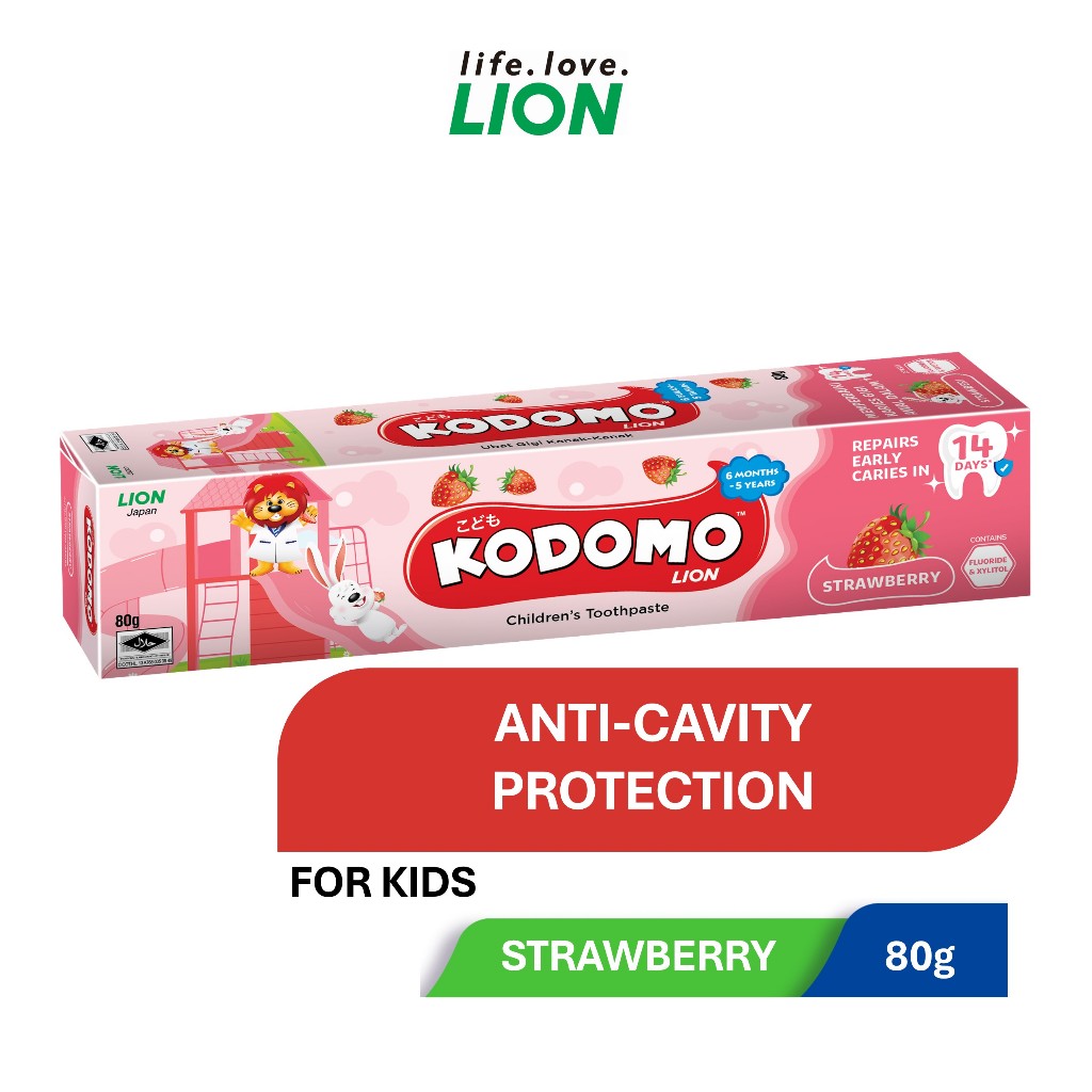 Kodomo (Children) Toothpaste Strawberry 80g | Shopee Malaysia