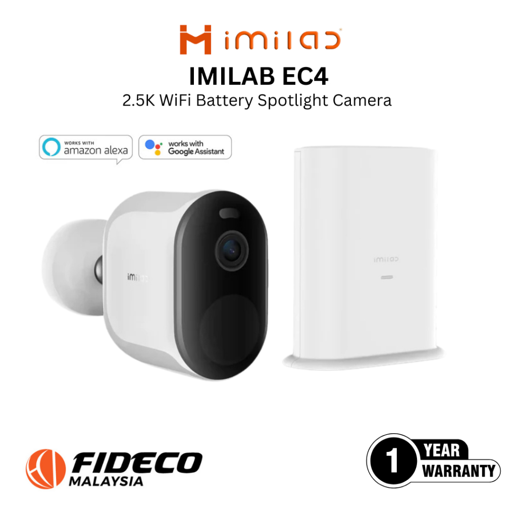 IMILAB EC4 2.5K WiFi Battery Spotlight Camera | Shopee Malaysia